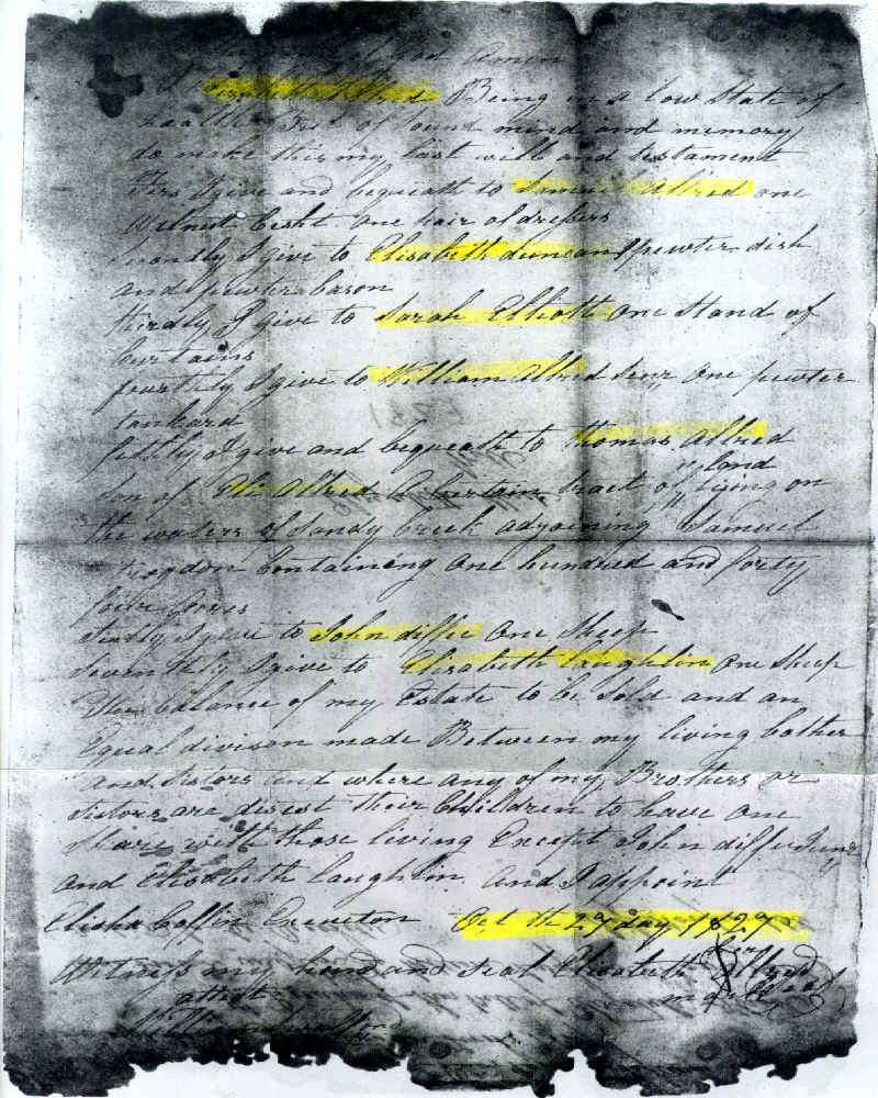 Elizabeth Diffee Allred – The Allred Family
